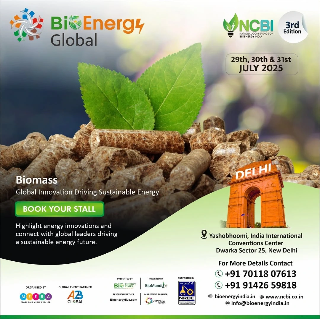 Biomass at BioEnergy Global 2025 – Powering a Greener Future